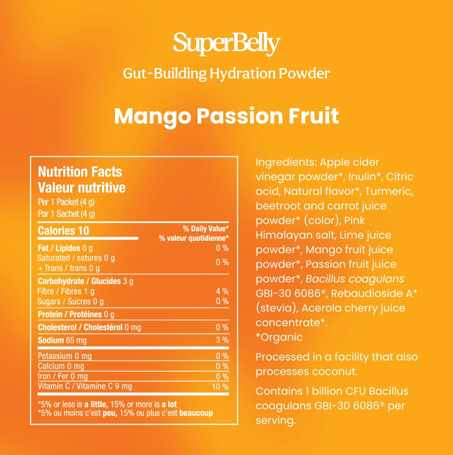 SuperBelly Mango Passion Fruit – Centre de Solution Santé